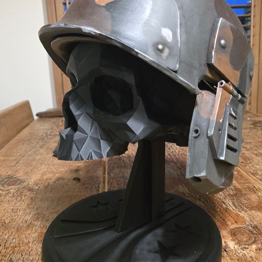 🪖 USCM Colonial Marine Helmet Display Stand with USCM Logo・ STL File ...