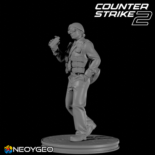 🦭 GETAWAY SALLY THE PROFESSIONALS - COUNTER STRIKE 2・ STL File for 3D ...