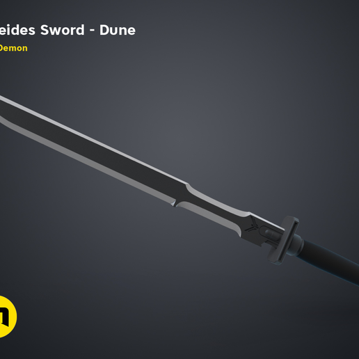 🗡️ Atreides Sword 1 – Dune・ 3D File for ・Cults