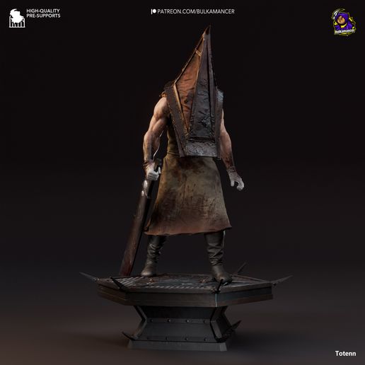 🔪 Pyramid Head | Silent Hill 2 Remake | 326mm・ 3D File for 3D printing ...