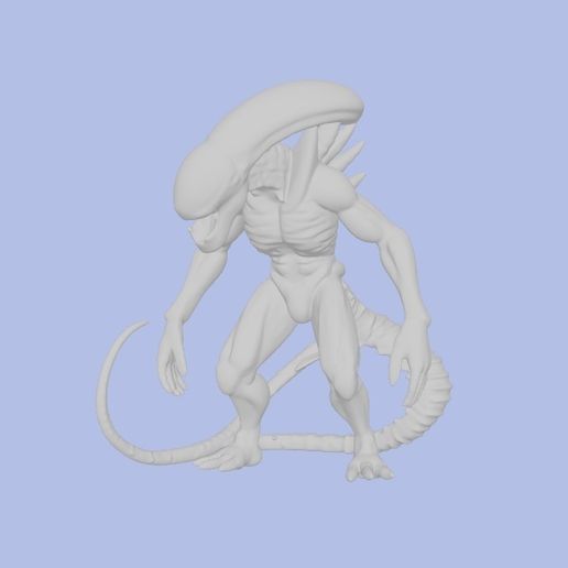 👽 Alien・ STL File for 3D printing・Cults