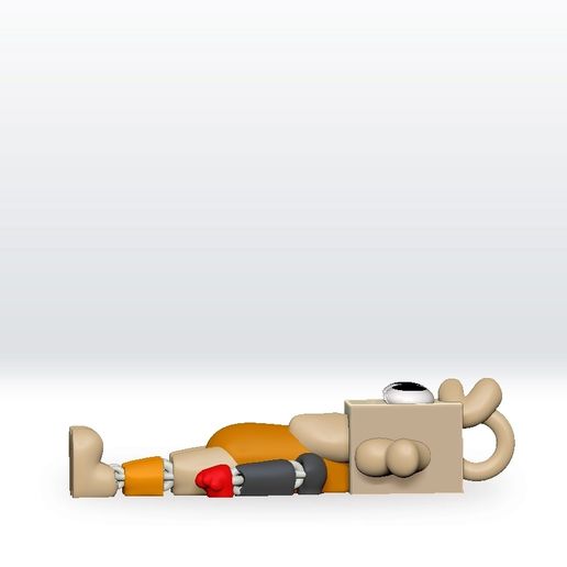 📁 Dandys wrold Goob Flexi STL file 3D Model - FLEXI 3mf - ARTICULATED ...