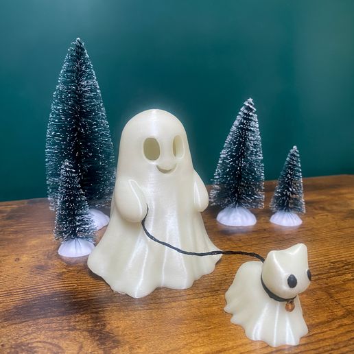 STL file Ghost walking a cat 👻 ・3D printer model to download・Cults