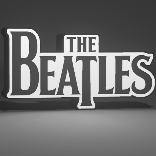 🖼️ Lightbox Lámpara The Beatles - Logo Lightbox・ 3MF File for 3D ...