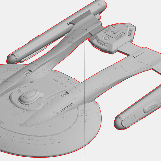 ⭐ Galaxia class - Galaxy and Akira class kitbash - star trek・ STL File ...
