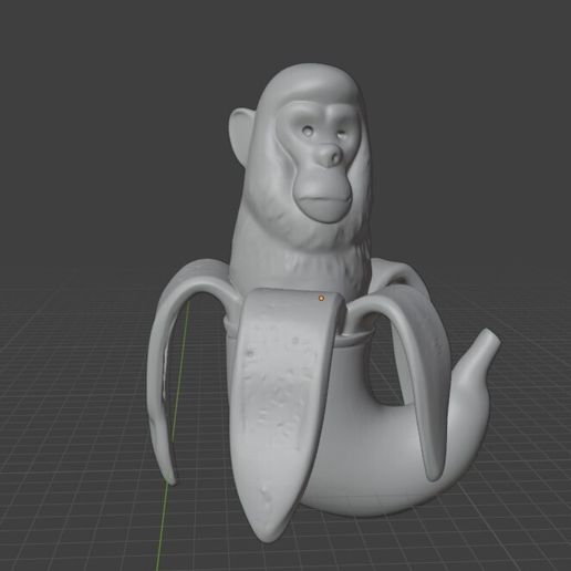 🎲 CHIMPANZINI BANANINI・ STL File for 3D printing・Cults
