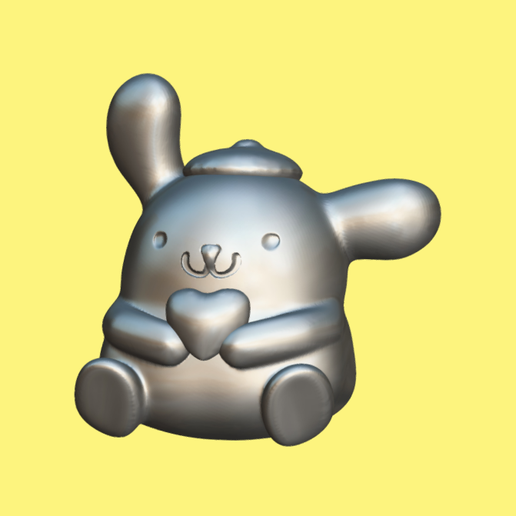 STL file Pom pom purin Figure 3D printable 🐇 (OBJ)・3D print model to ...