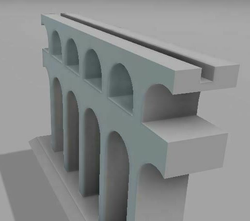 🗿 ACUEDUCTO ROMANO / ROMAN AQUEDUCT・ STL File for 3D printing・Cults