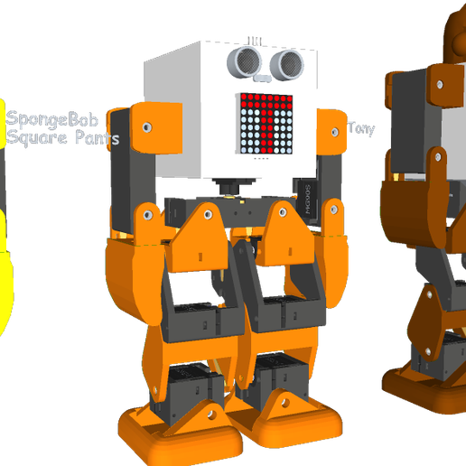 🤖 Humanoid Robot – Robonoid – Body (Tony)・ STL File for 3D printing・Cults