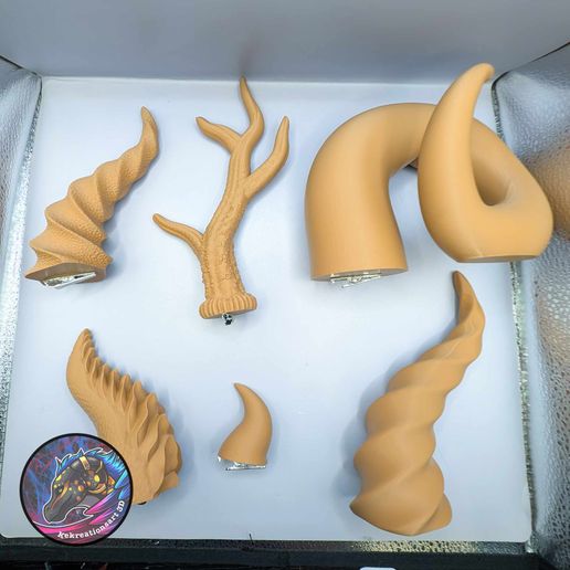 📯 Cosplay Horn Set・ STL File for 3D printing・Cults