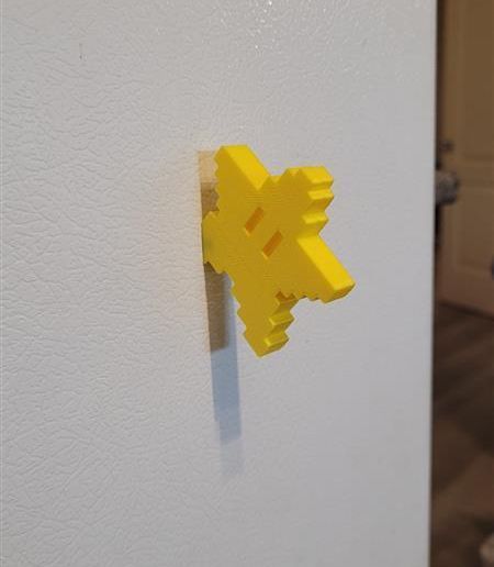 ⭐ Super Mario Star Fridge Magnet・ STL File for 3D printing・Cults