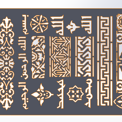 🧑‍🎓 Arabic Stencils・ STL File for 3D printing and CNC machining - Laser ...