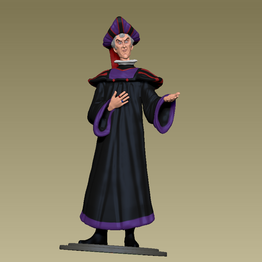 🦹 Claude Frollo the villain from the hunchback of notre dame cartoon ...