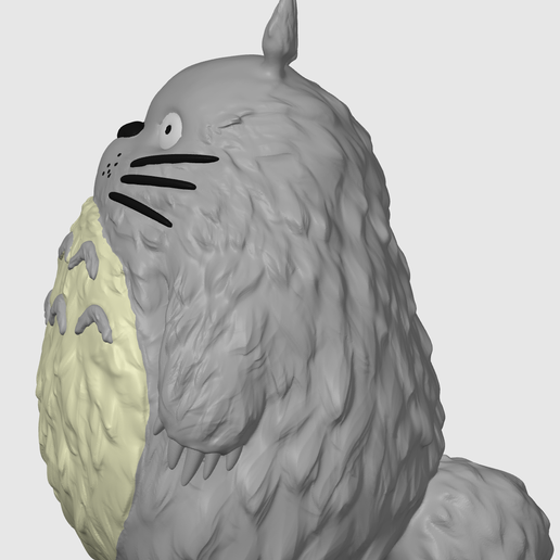 👹 Totoro - Prepared for print multicolor・Free 3MF File for ・Cults