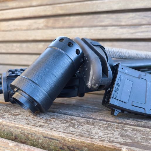 Archivo STL RESILIENT SUPPRESSORS PUTNIK (AIRSOFT) 🔫 ・Objeto de ...