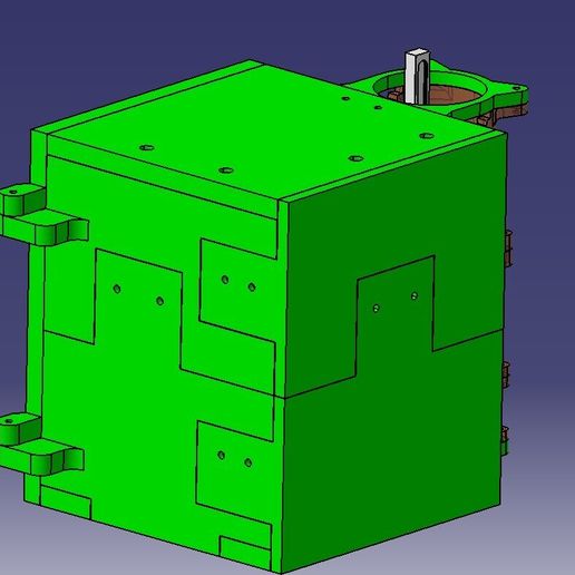 📦 Shelf box with lockable door・Free STL File for 3D printing・Cults