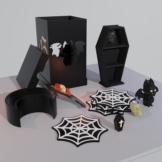 🎁 DARK GOTH GIFT BOX - GOTHIBOX・ 3D File for 3D printing・Cults