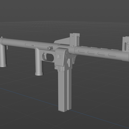 STL file German Erma EMP44 submachine gun digital model material 🔫 ・3D ...