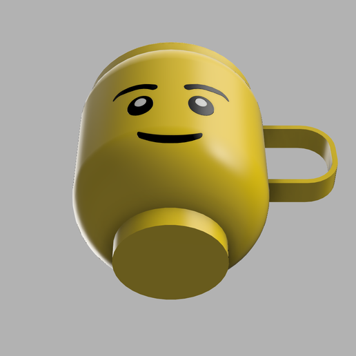 ☕ Lego Mug Figure 1 || Lego Figure 1 Mug・ STL File for 3D printing・Cults