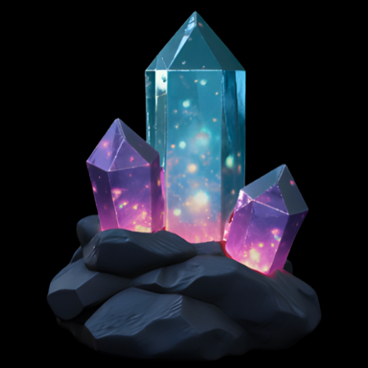 🎲 Mystical Galaxy Crystals STL・ STL File for 3D printing・Cults