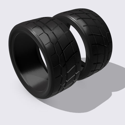 💶 Pro Touring Tire 21 inch 335x25 Toyo pattern・ STL File for ・Cults