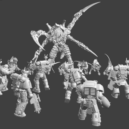 🛰 Full Battle 2・ STL File for 3D printing・Cults
