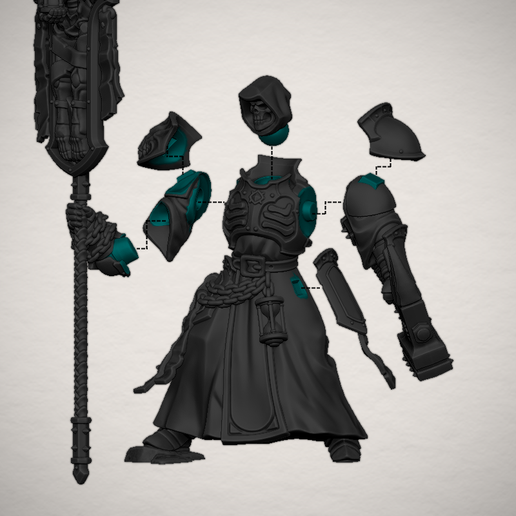 🎲 Lord Chaplain・ 3D File for 3D printing・Cults