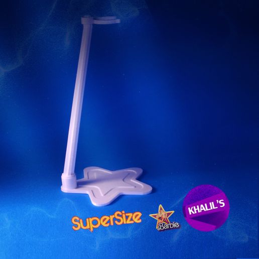 🧸 Barbie supersize WEST STAND・ STL File for 3D printing・Cults