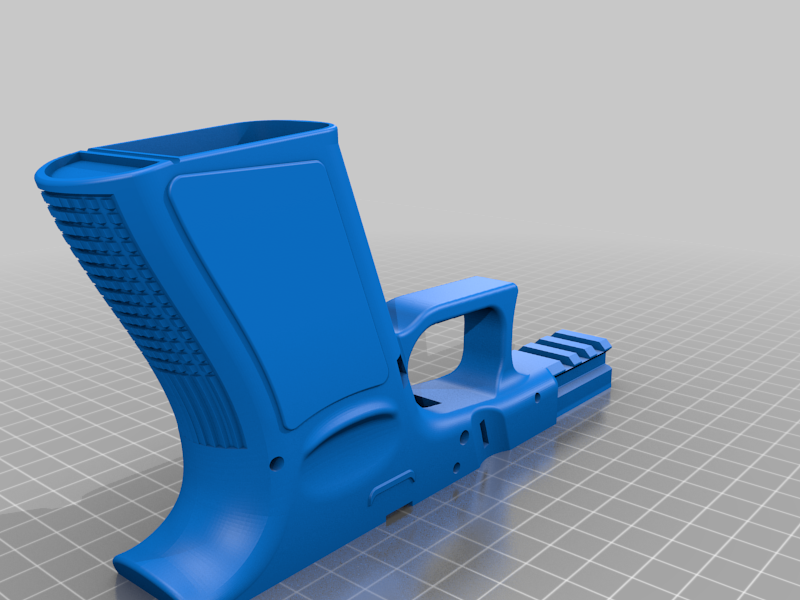 Fichier 3D gratuit GLOCK 19 RD19.2_0.4_PICATINNY G19 GEN 3 FRAME・Objet imprimable en 3D à ...