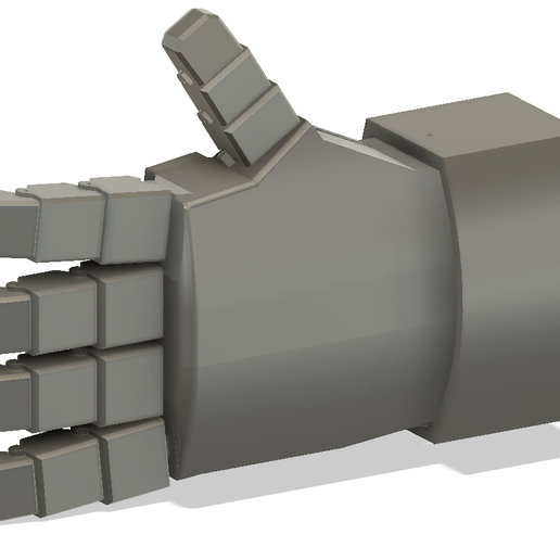 🤲 Functional Cosplay Mech Hands・ 3D File for ・Cults