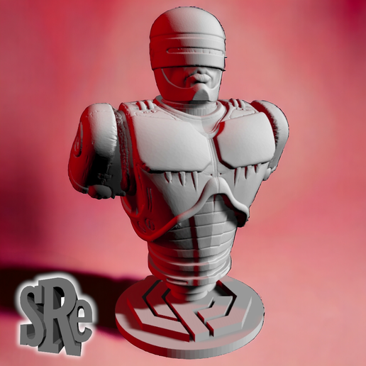 Archivo STL Busto robocop 👤 (3MF)・Modelo imprimible en 3D para ...
