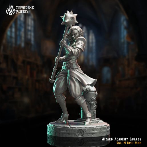 🧝 Wizard Academy Guards・ 3D File for 3D printing・Cults