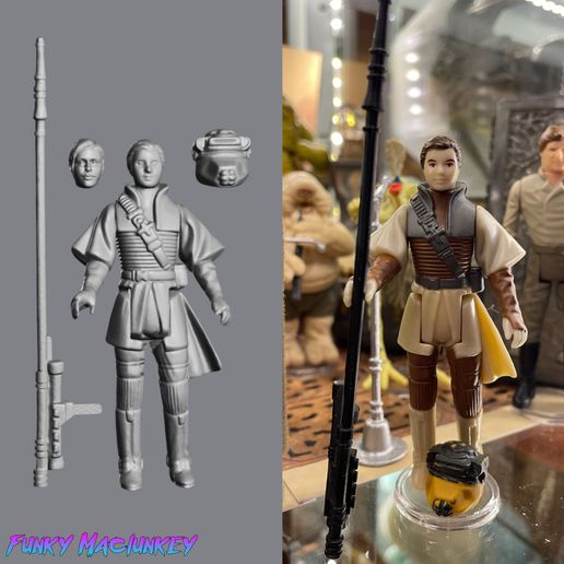 ⭐ VINTAGE STAR WARS KENNER PRINCESS LEIA (BOUNTY HUNTER DISGUISE ...