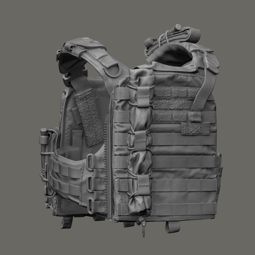 🪖 AVS PLATE CARRIER VEST 1・ STL File for 3D printing・Cults