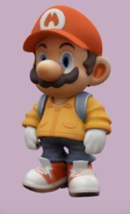🔙 Mario back to school・ STL File for 3D printing・Cults