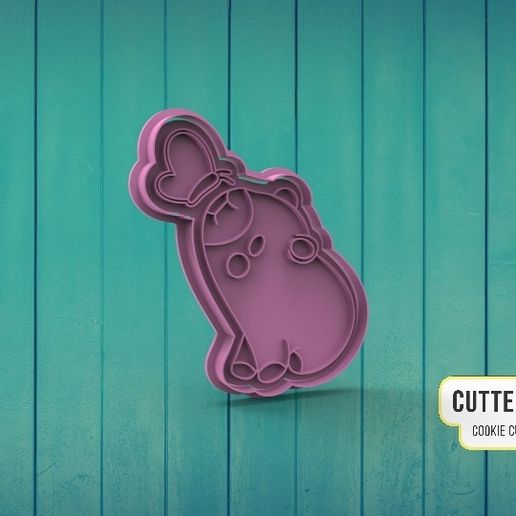 STL file Capybara And Butterfly Cookie Cutter 🦋 ・3D print model to ...