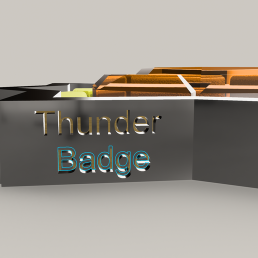 STL file Thunder Badge Pokemon Lt.Surge 🌩️ ・3D printing design to ...