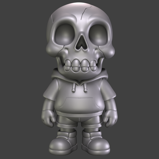 💀 Skull man・ STL File for 3D printing・Cults