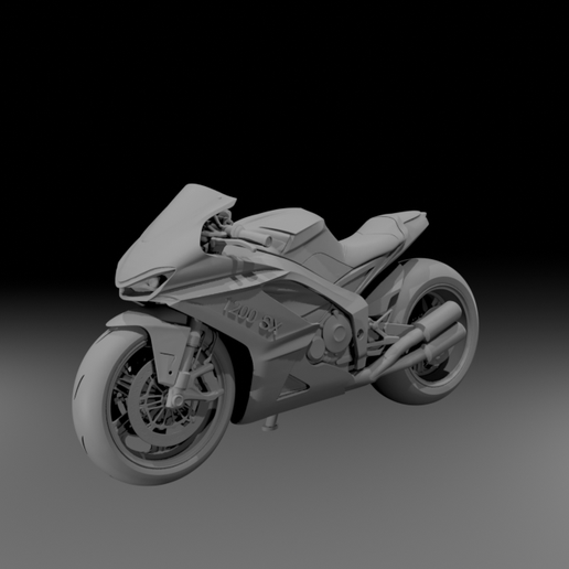 🏍️ V4 Superbike 1200cc Inspired 3D Printable STL – Racing Sport ...