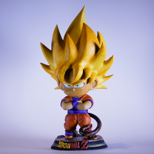 STL file Chibi Goku dragon ball z 🐉 ・Design to download and 3D print・Cults