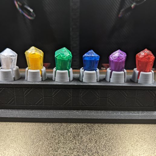 🔮 Lightsaber Kyber Crystal Display (Programmable Neopixel)・ STL File ...