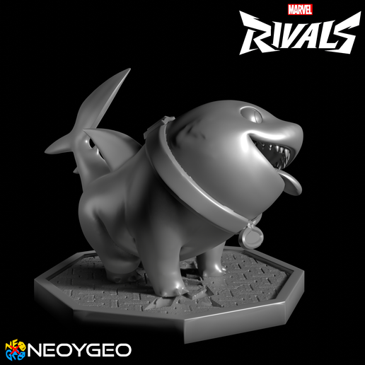 🦈 JEFF THE LAND SHARK - MARVEL RIVALS・ STL File for 3D printing・Cults