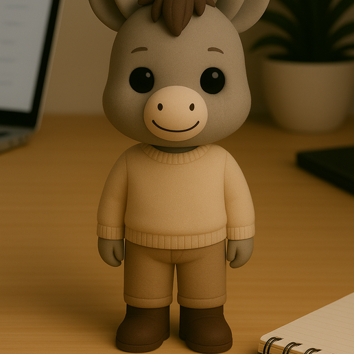 🐉 Donkey - Humanimals Collection・ 3D File for 3D printing・Cults