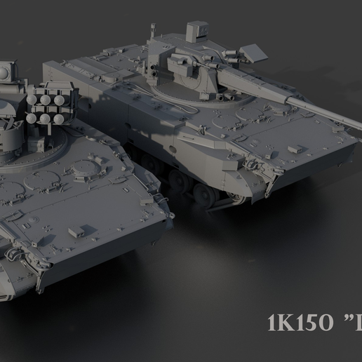 ♟ 9M337 -SOSNA and 1K150 Derivation PVO・ STL File for 3D printing・Cults