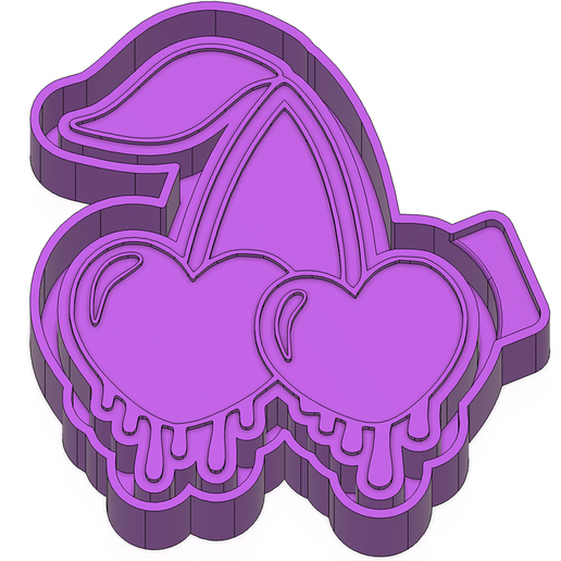 🍒 Cherry Freshie STL Mold Housing・ STL File for 3D printing・Cults