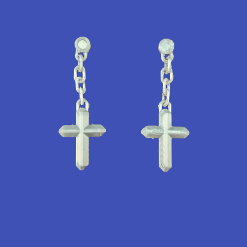 🧲 Magnetic Cross Earrings・ 3D File for 3D printing・Cults