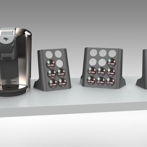 ☕ KEURIG K-CUP MODERN STAND LARGE, MEDIUM AND MINI - COFFEE・ STL File ...