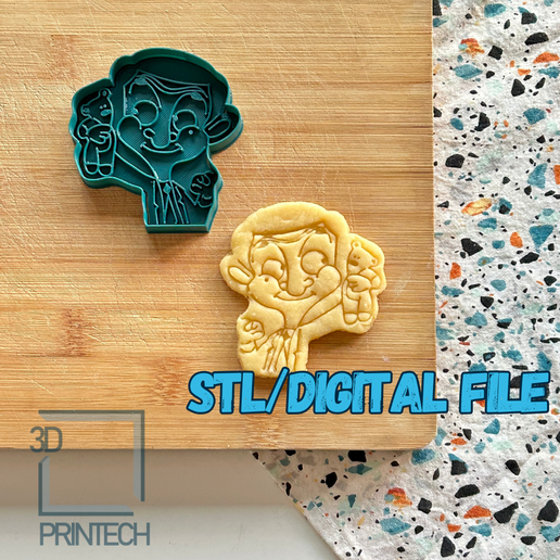 STL file Mr. Bean and Teddy cookie cutter 🧸 ・Design to download and 3D ...