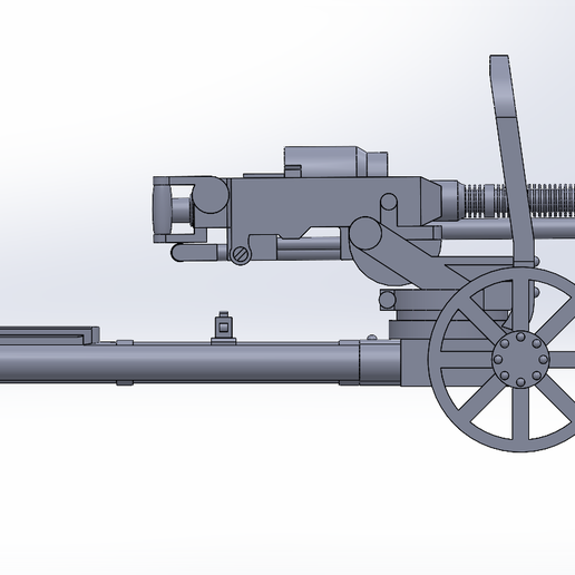 🔫 DSHK 12.7mm heavy machine gun・ 3D File for ・Cults