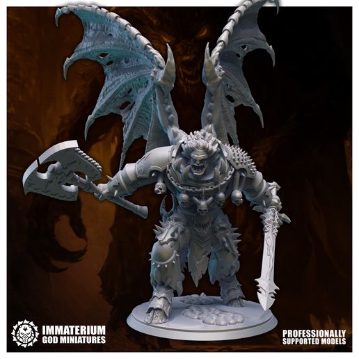 🤴 Exalted Onkronn (demon form)・ 3D File for 3D printing・Cults